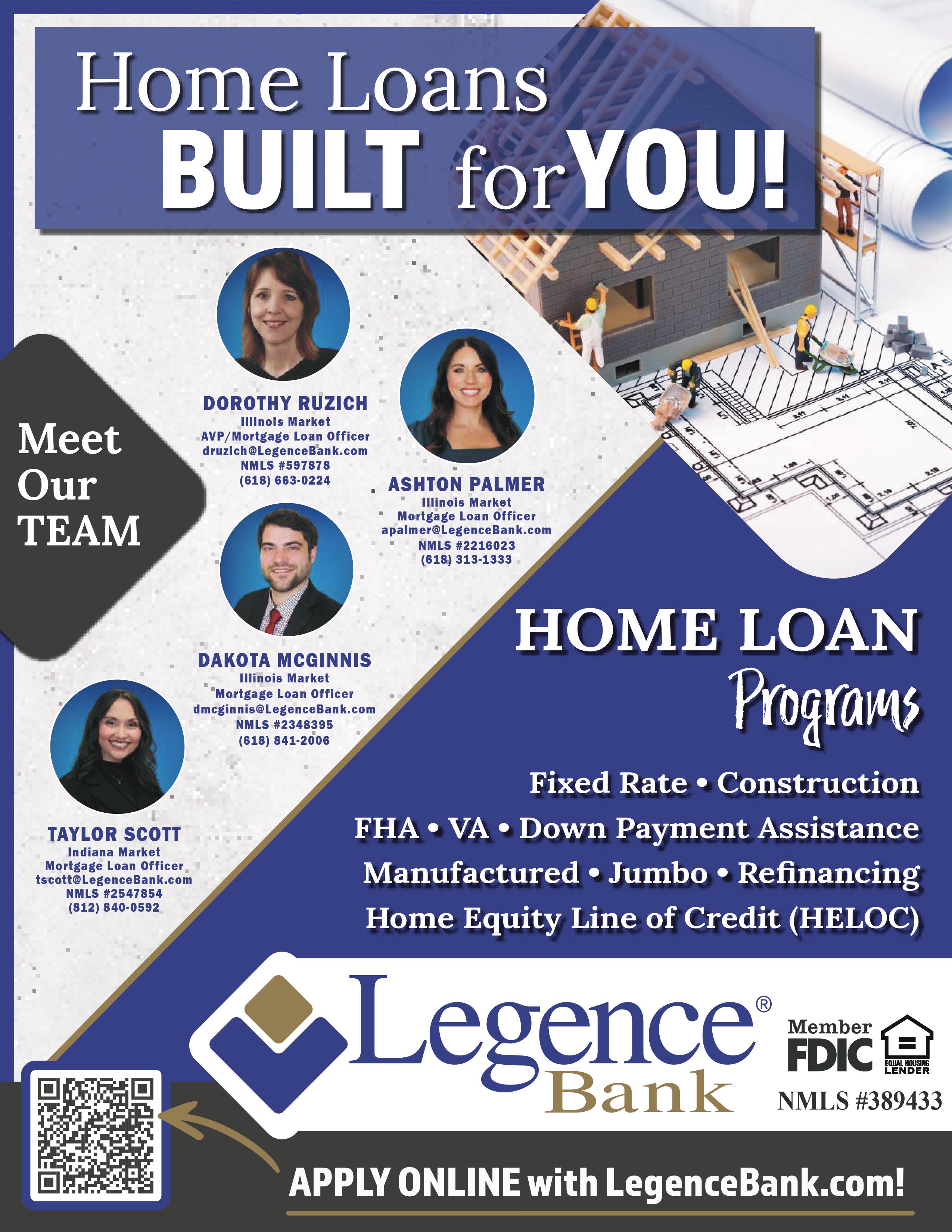Home Loans | Legence Bank | Southern Illinois - Evansville, IN